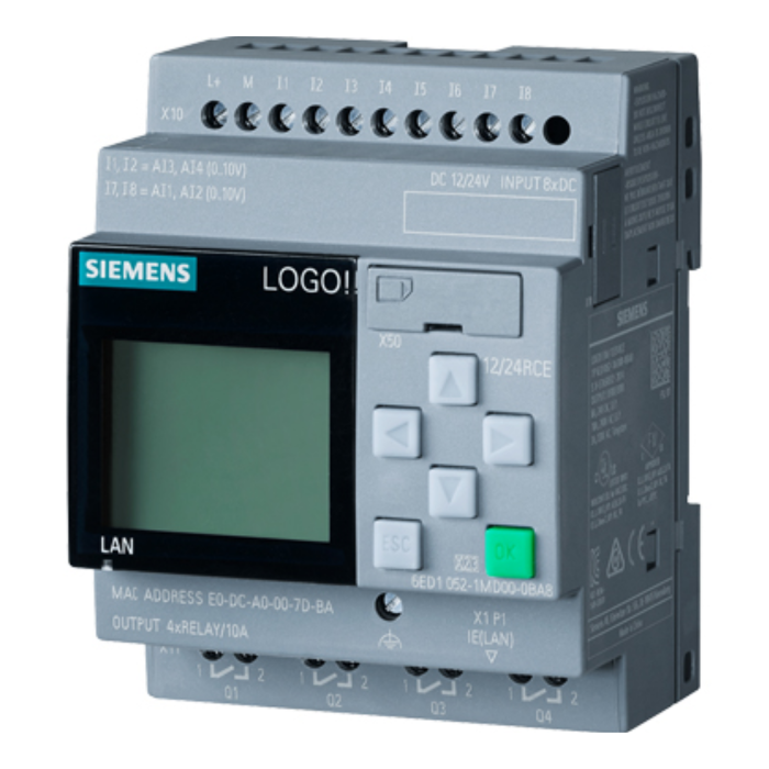 LOGO 12/24RC SIEMENS 12/24VDC (4DI / 4DO) Tipo relé - Gonzaga ...