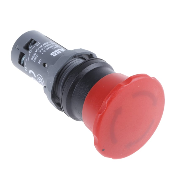 Pulsador Emergencia Rojo ABB - Gonzaga & Rodriguez Cia. Ltda.